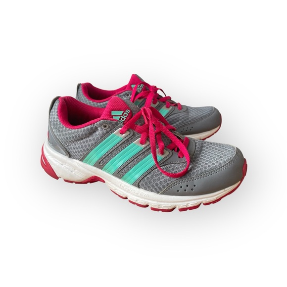 adidas | Shoes | Adidas Litestrike Eva Running Shoes Laceup Gray Pink ...